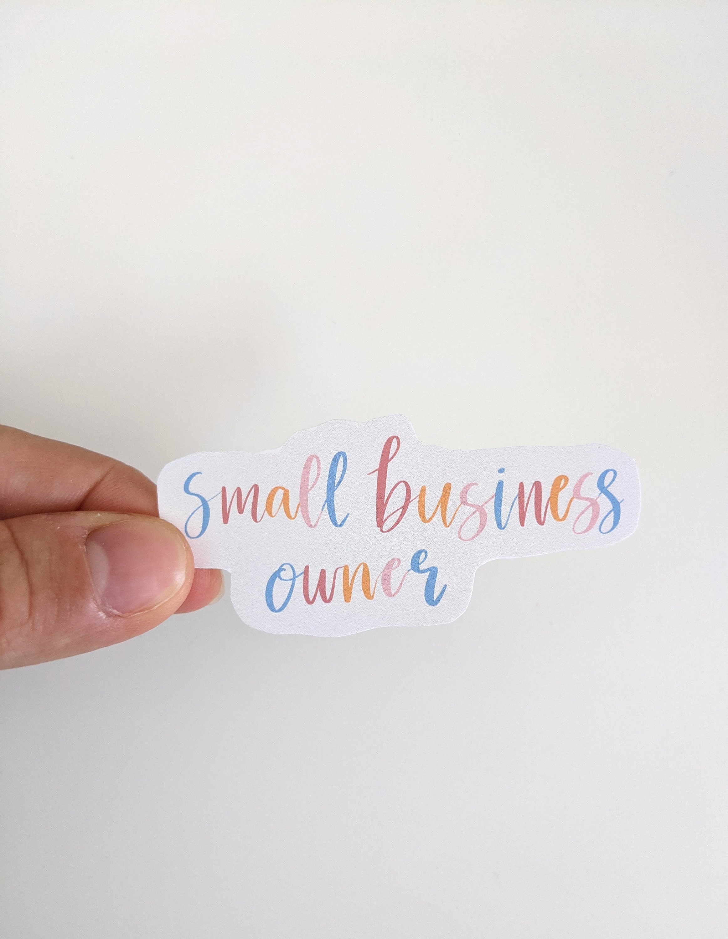 Small Business Owner Sticker, Vinyl Sticker, Kalligraphie, für Laptops ...