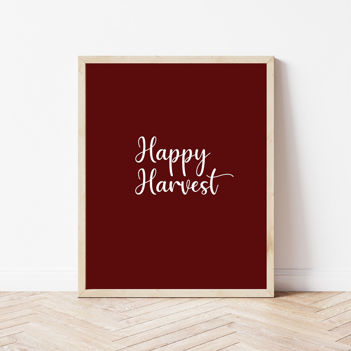 Happy Harvest Printable | DIGITAL DOWNLOAD | Autumn Home Decor | Fall ...