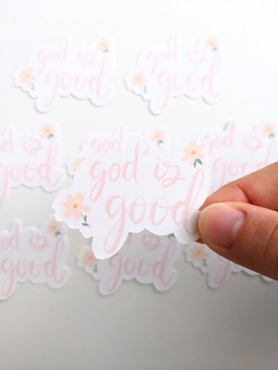 God is Good Sticker Aesthetic Sticker Christian Stickers | Etsy