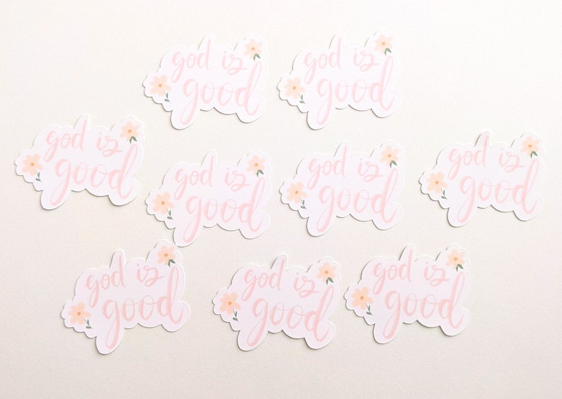 God is Good Sticker Aesthetic Sticker Christian Stickers | Etsy