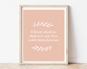 Bible Verse Print DIGITAL DOWNLOAD Scripture Printable - Etsy