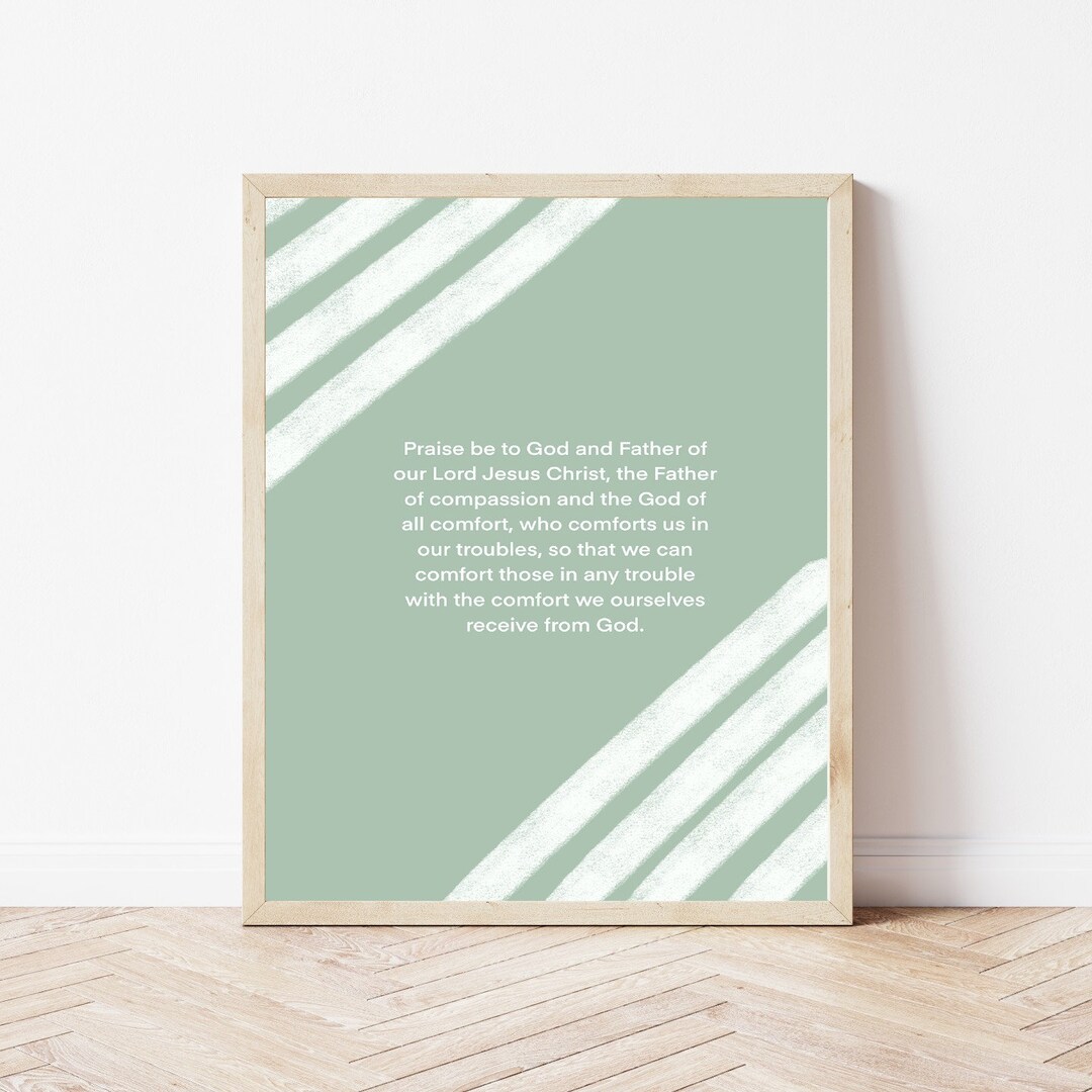 Bible Verse Printable | Digital Print | Scripture Art | 8"x10" PNG File ...