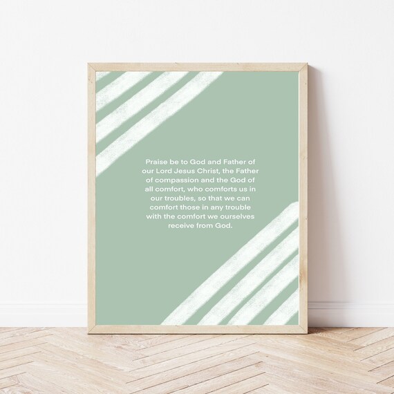 Bible Verse Printable Digital Print Scripture Art - Etsy