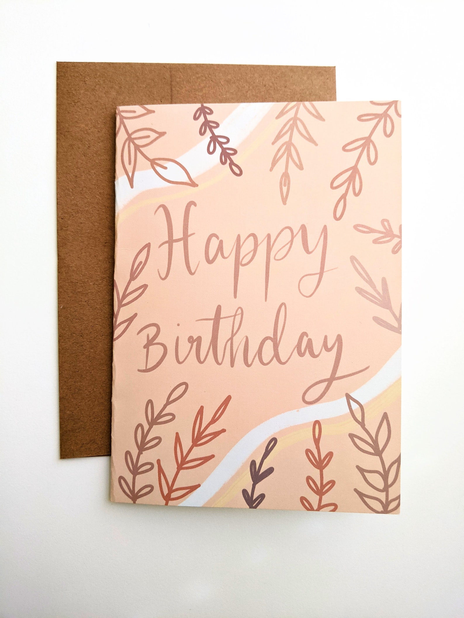 Birthday Card Greeting Card Boho Card Blank Inside - Etsy