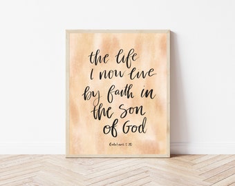 Bible Verse Printable Scripture Wall Art 8x10 - Etsy