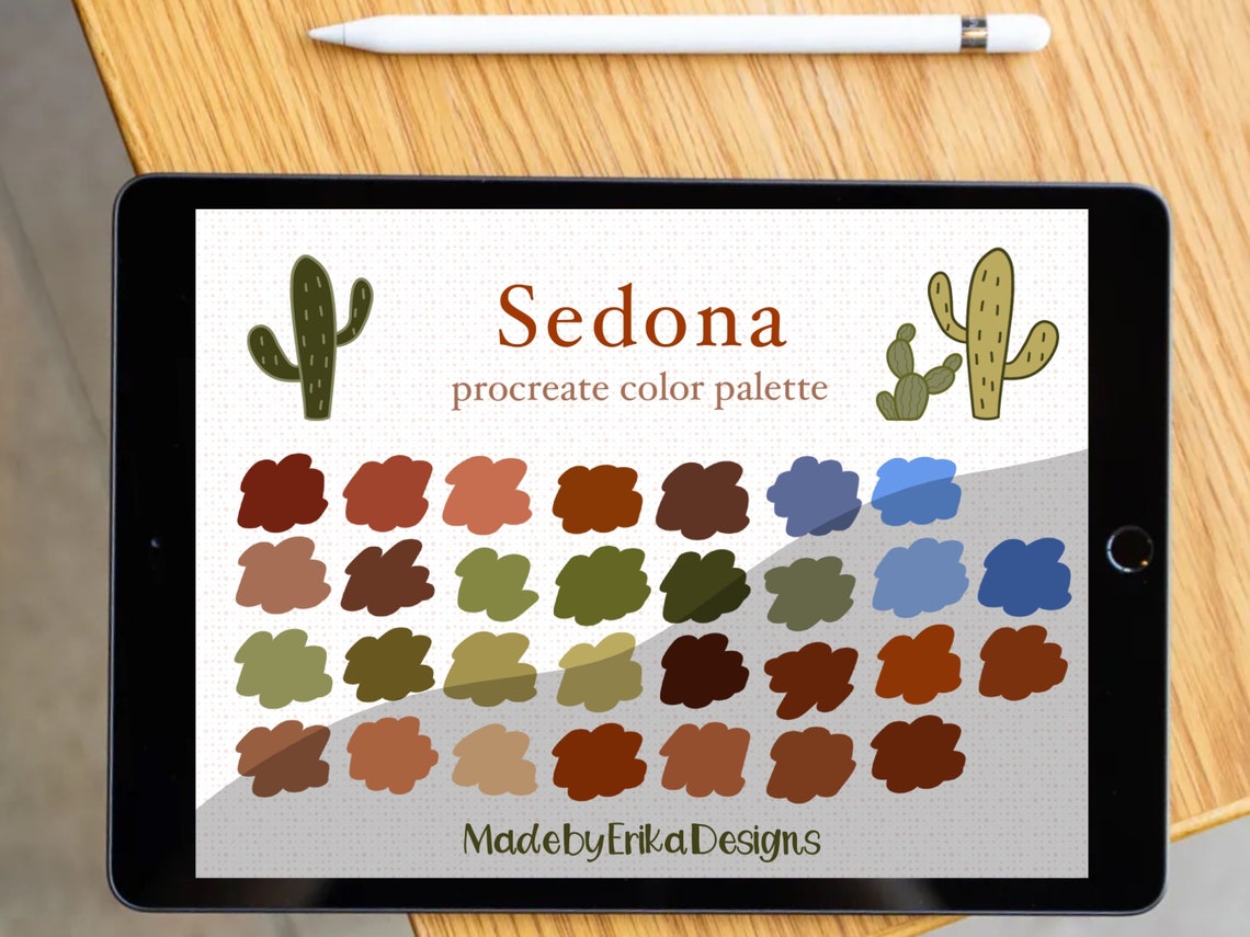 Sedona Red Rock Color Palette / Sedona, Arizona / Warm Colors ...
