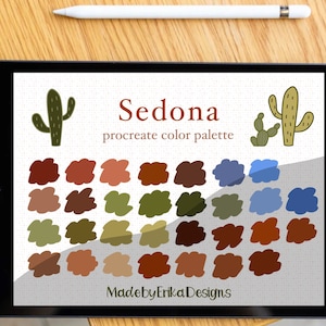 Sedona Red Rock Color Palette / Sedona, Arizona / Warm Colors ...