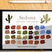 Sedona Red Rock Color Palette / Sedona, Arizona / Warm Colors ...