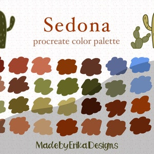 Sedona Red Rock Color Palette / Sedona, Arizona / Warm Colors ...