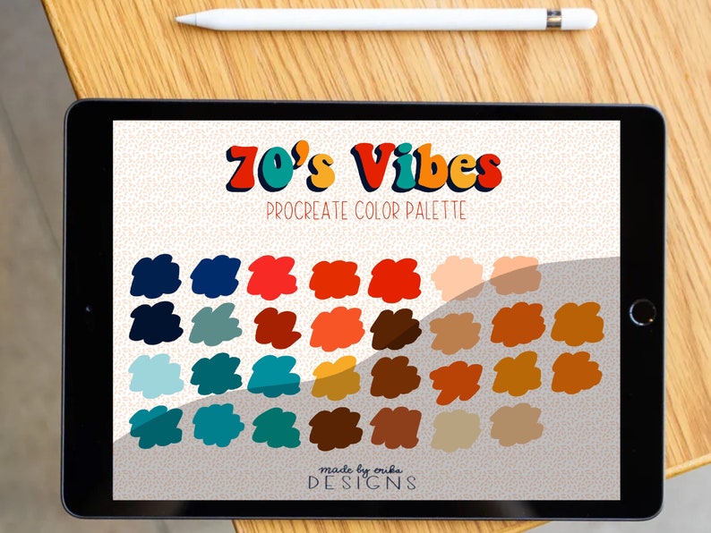 70s Vibes Color Palette / 1970’s Color Palette / Retro Colors ...