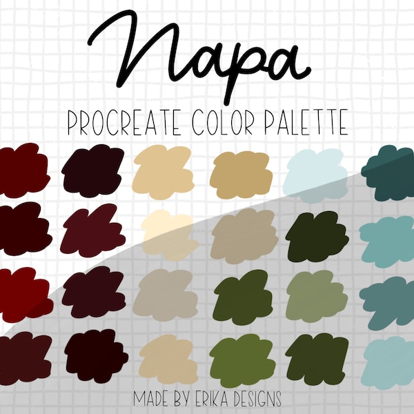 Napa Color Palette - Etsy