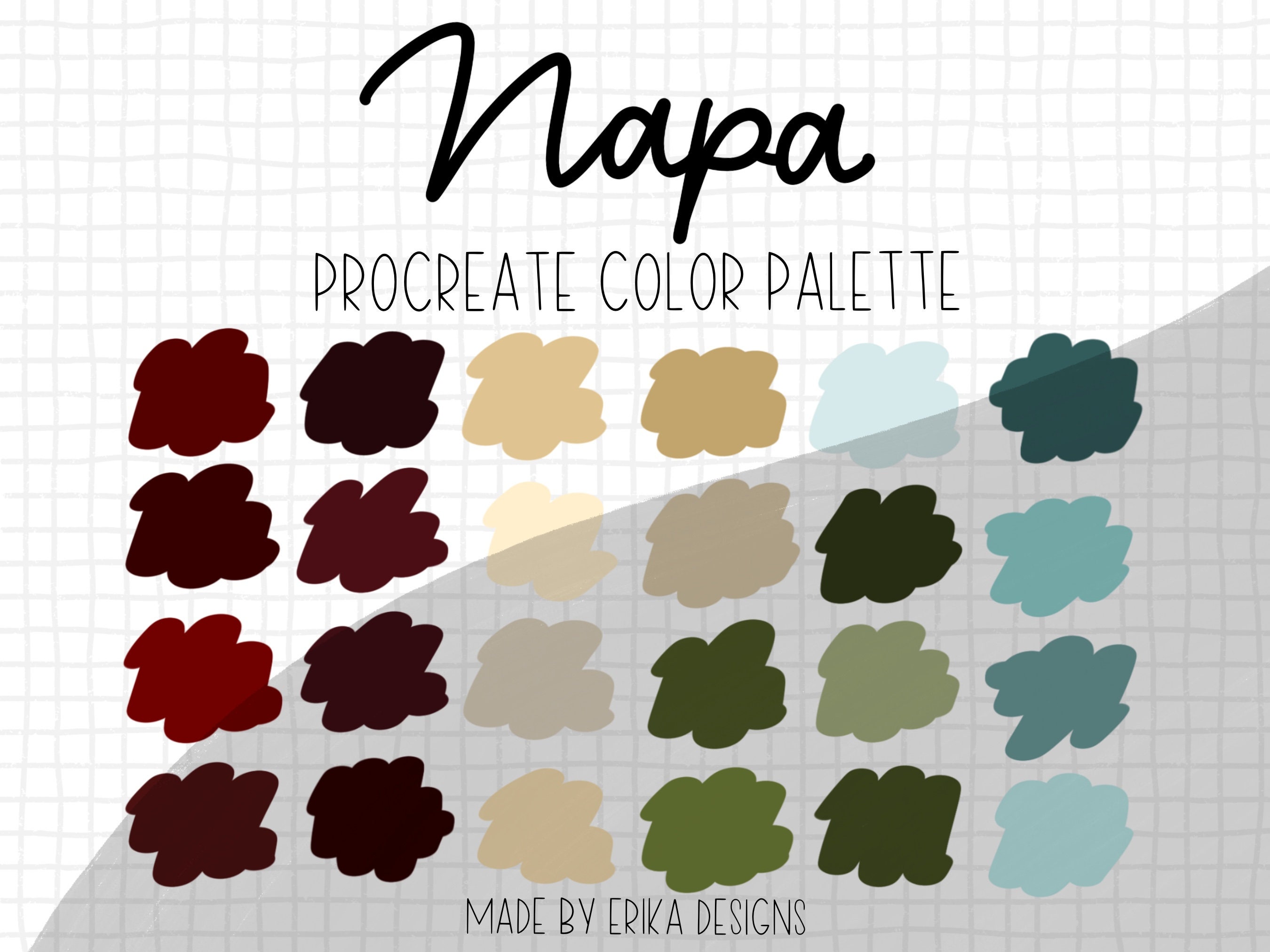 Napa Valley Color Palette / Winery Colors / Napa Valley Colors ...