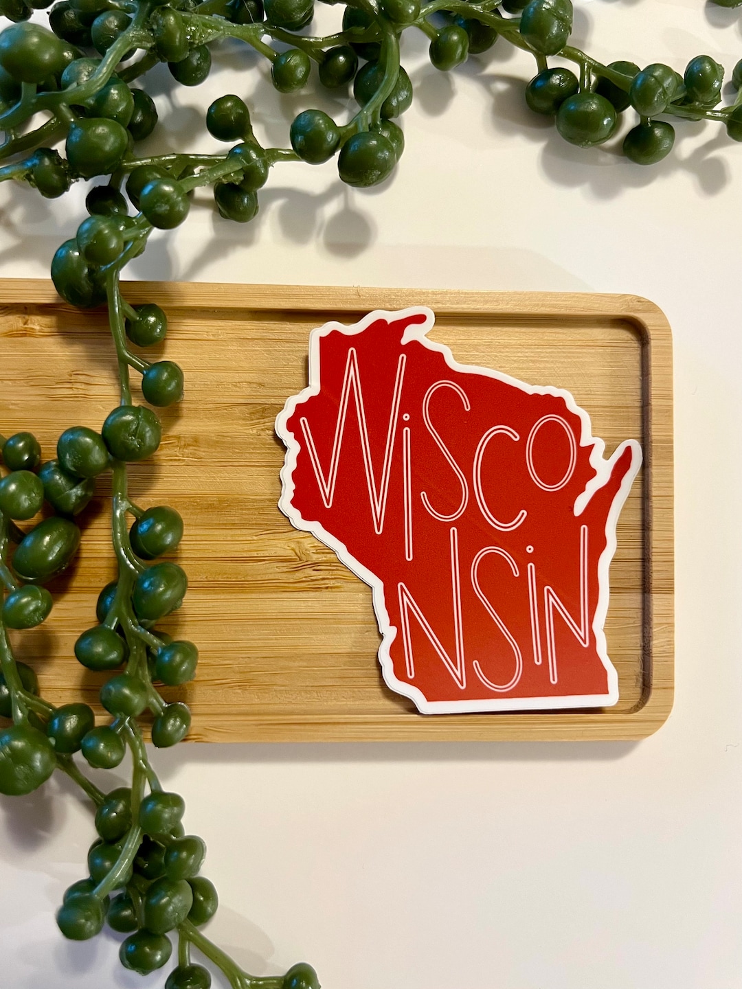 Wisconsin State Sticker | Hand Drawn Sticker | Waterproof Sticker ...