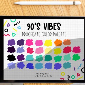 90s Vibes Color Palette / 1990’s Color Palette / Retro Colors ...
