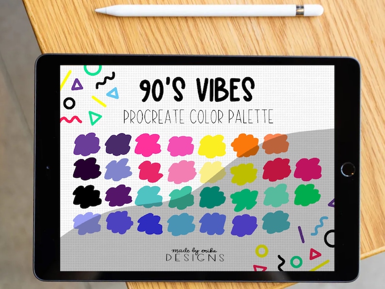 90s Vibes Color Palette / 1990’s Color Palette / Retro Colors ...