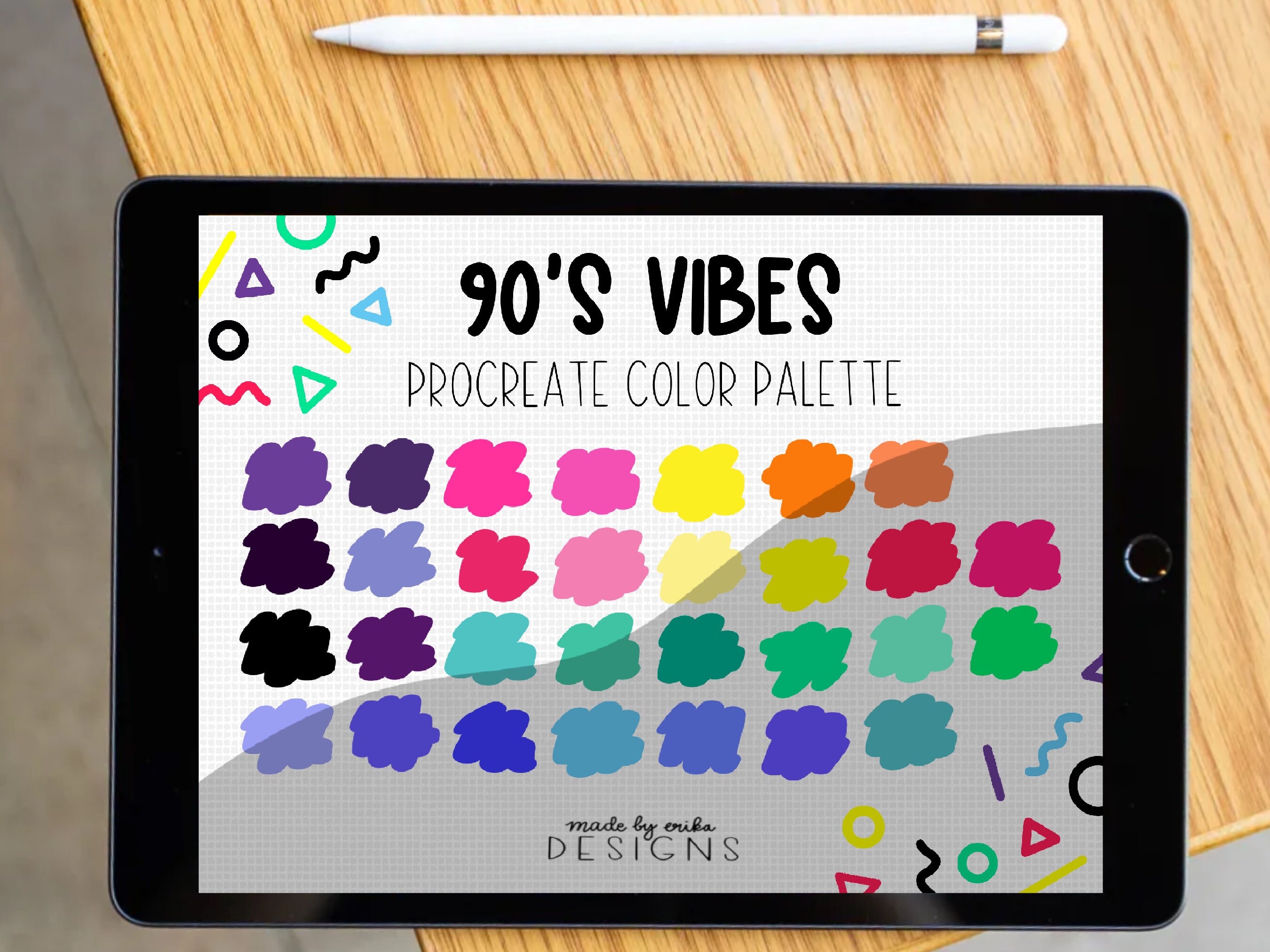 90s Vibes Color Palette / 1990’s Color Palette / Retro Colors ...