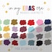 In My Eras Era Color Palette / Eras Tour Colors /taylor Swift Colors ...