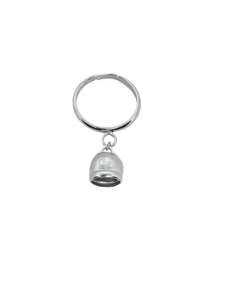 925 Silver Woman Ring Capri Bell Lucky Charm Pendant - Etsy