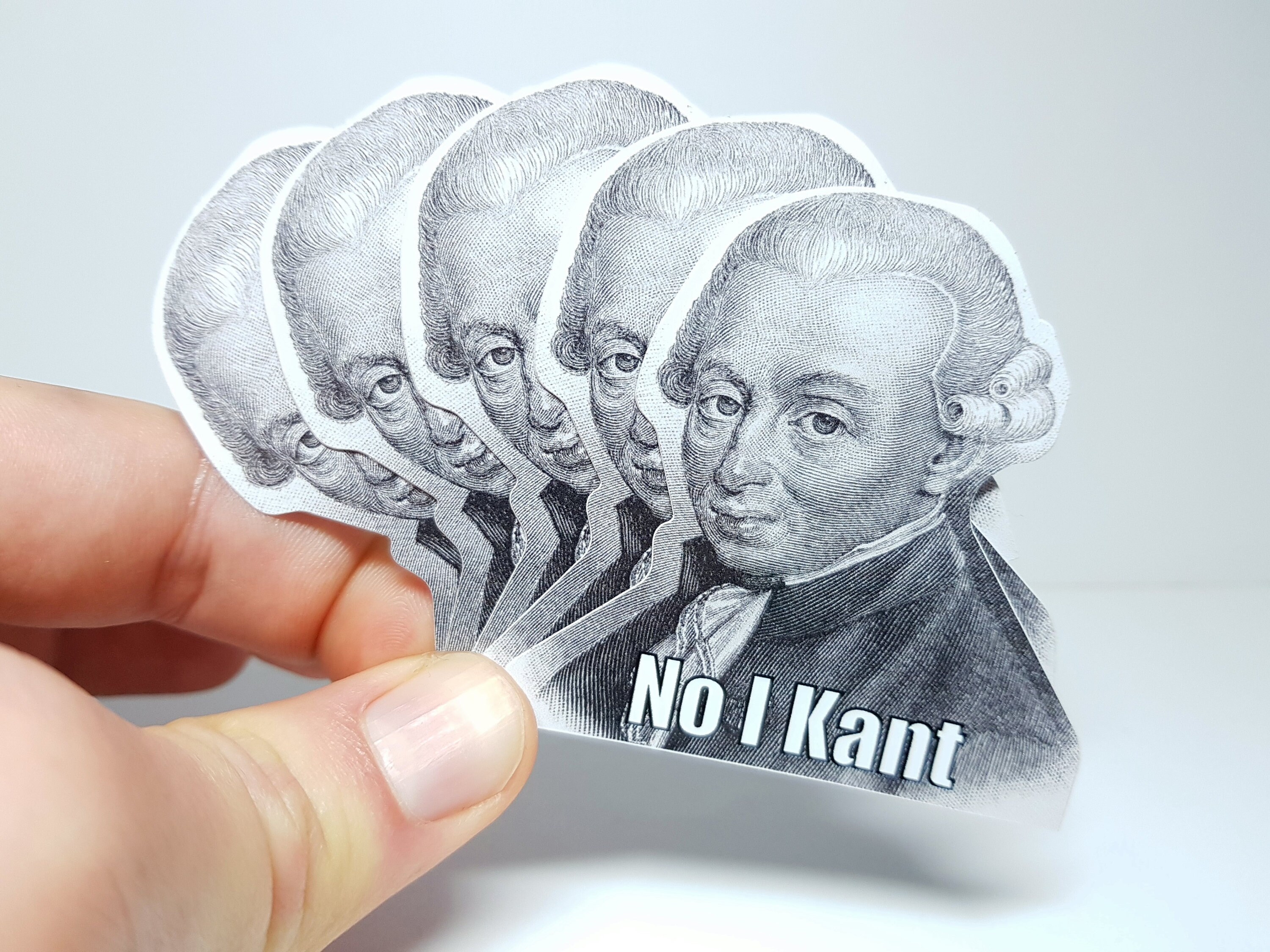 Meme Sticker no I Kant Funny Philosophy Sticker - Etsy