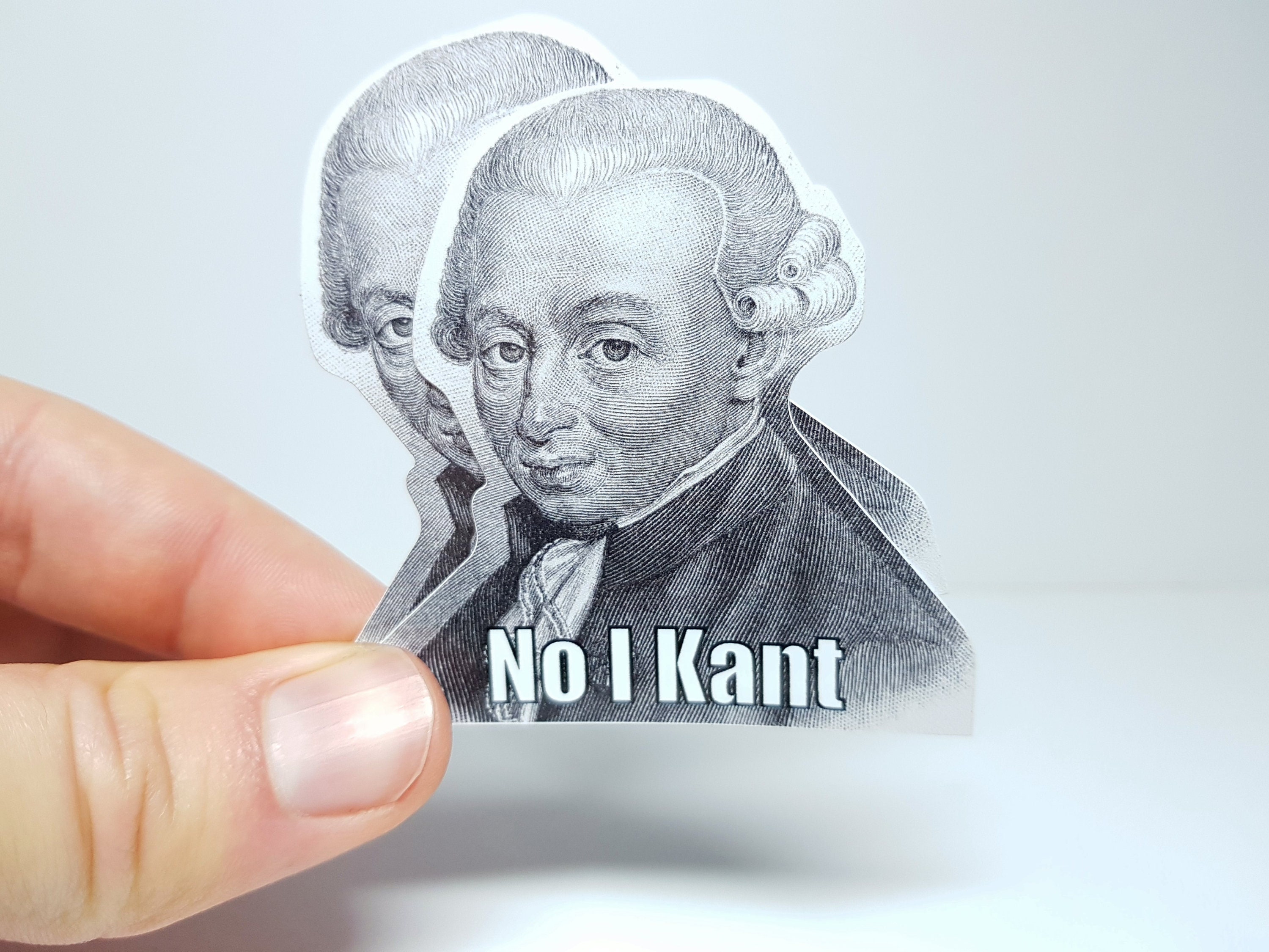 Meme Sticker no I Kant Funny Philosophy Sticker - Etsy