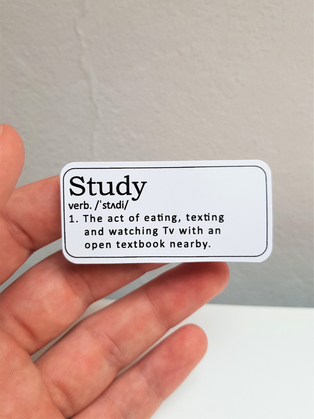 Aesthetic Meme Sticker study Funny Sticker for Students - Etsy