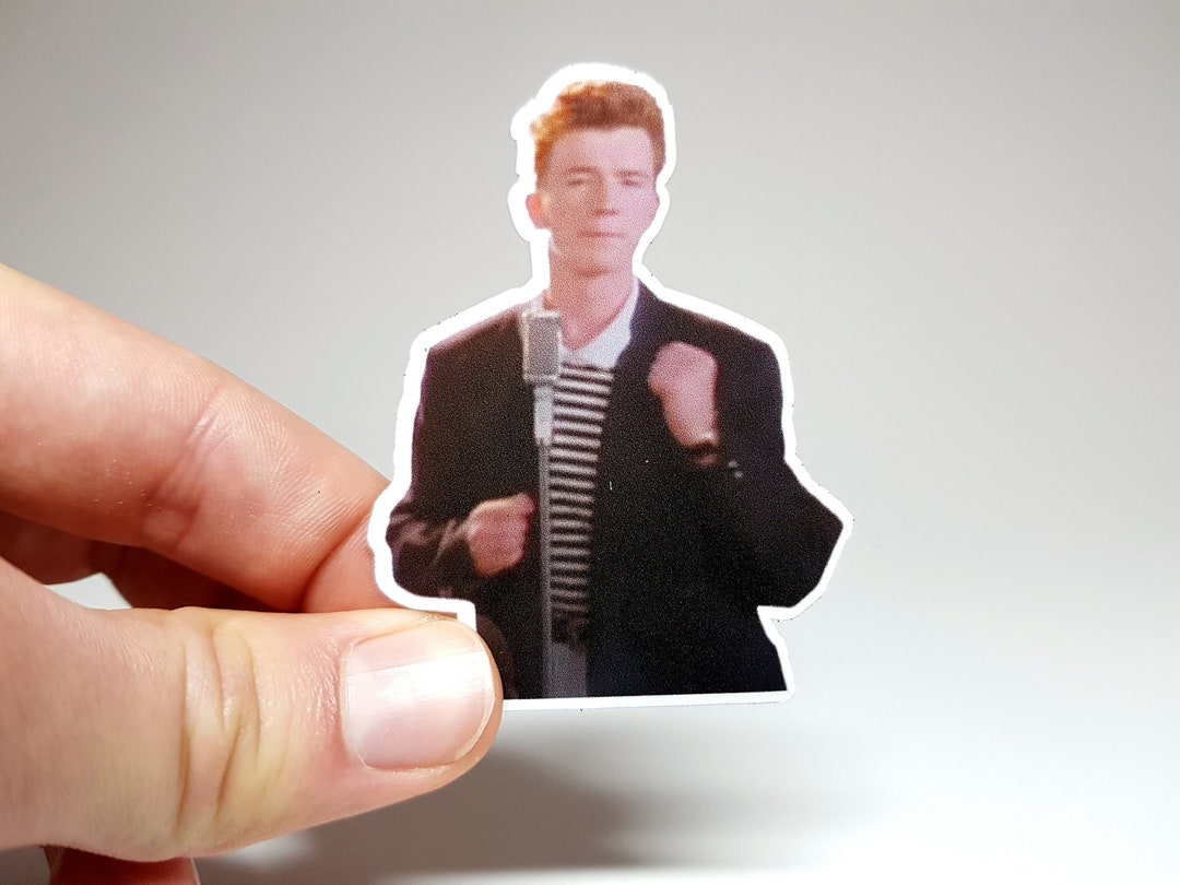 Meme Sticker - Rick Astley Dancing - Funny Never Gonna Give You up ...