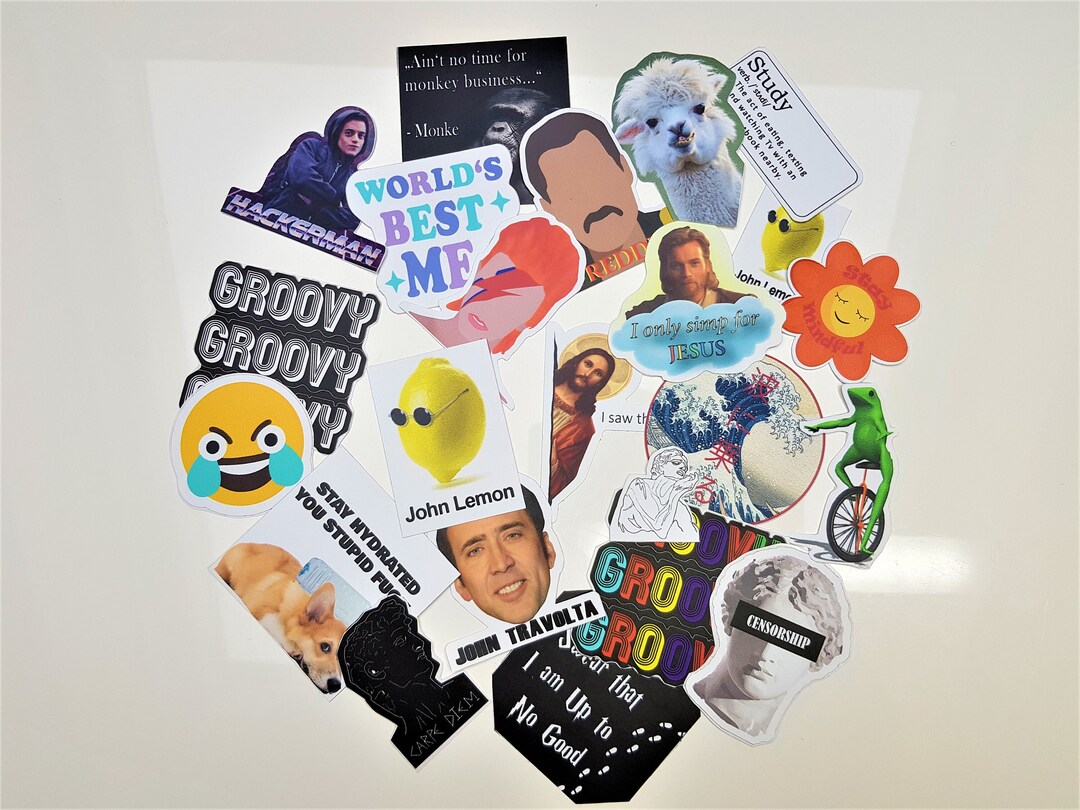 Sticker Set - Chose Your Stickers - 5/10/20 Different Stickers - Meme ...