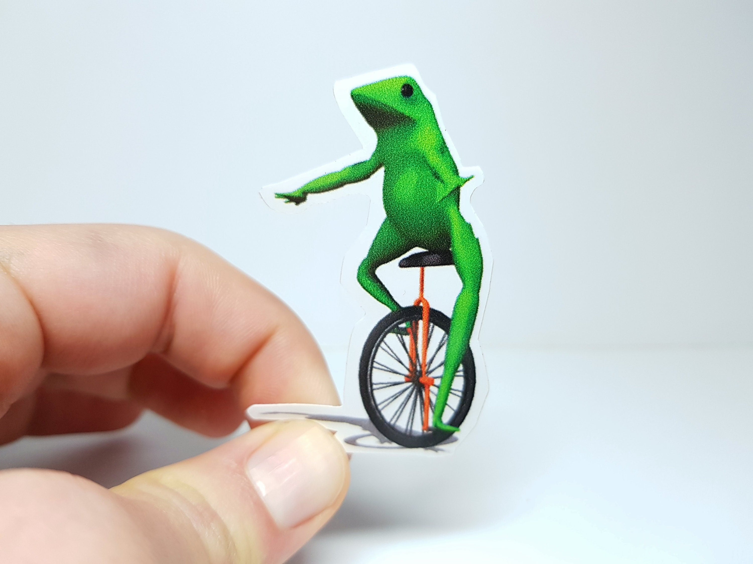 Meme Sticker dat Boi the Funniest Frog Riding A - Etsy Canada