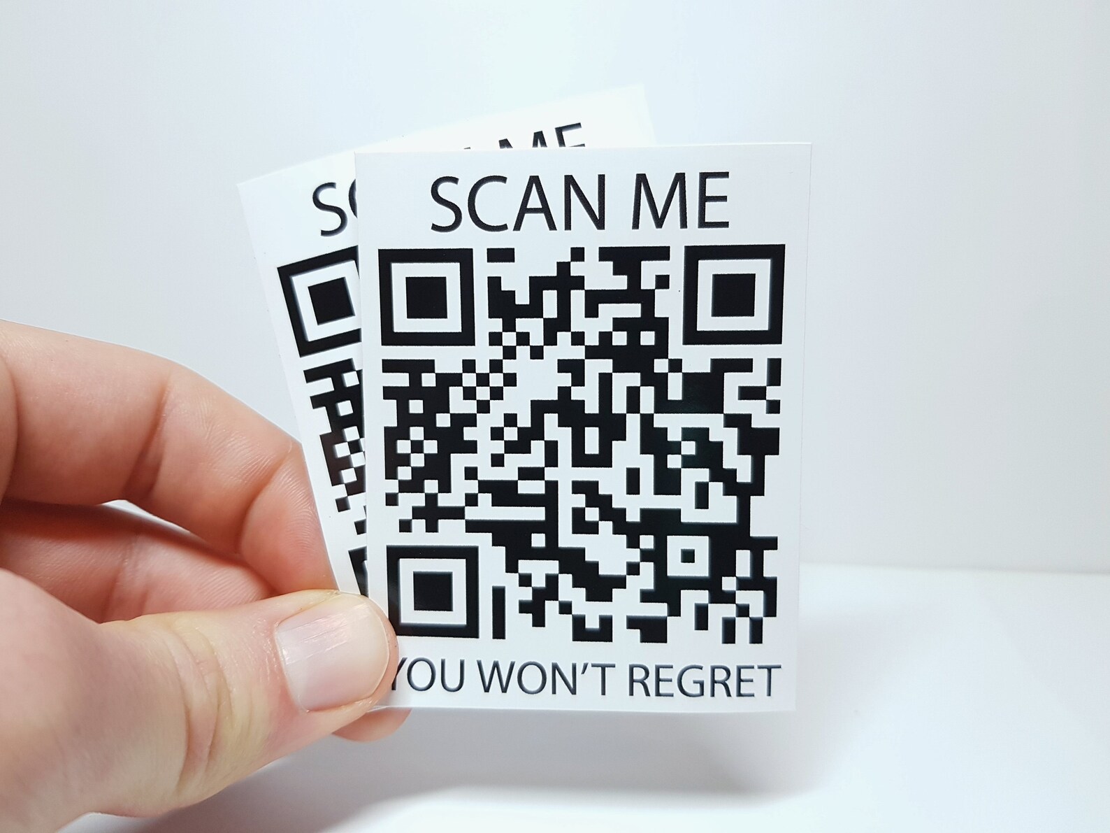 Meme Sticker "never Gonna Give You up Qr" - Enjoy the Rick-roll-meme ...