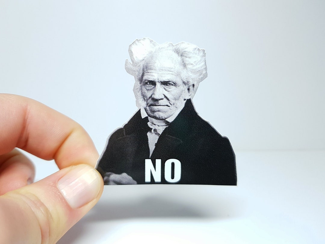 Meme Sticker "schopenhauer No" - A Funny Must-have for Every Student ...