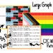 LGBTQ Pride Flag Graph Written Pattern for C2C & Tapestry - Etsy UK