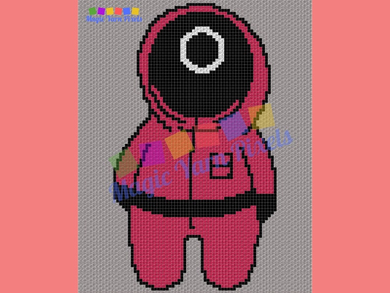 Pink Soldier Crochet Pattern, C2C Blanket Graph (digital Download) - Etsy