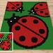 Ladybug Print Graph and Pattern C2C & Tapestry Crochet - Ladybugs Baby ...