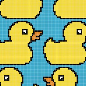 Rubber Ducks Crochet Afghan With C2C & Tapestry Written Pattern ...