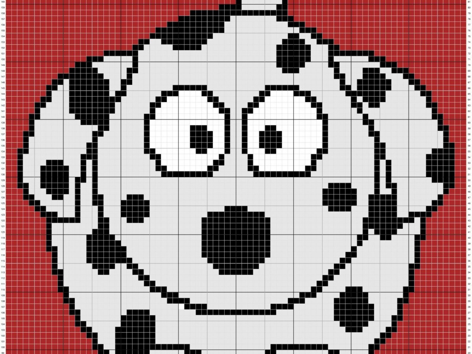 Baby Dalmatian Dog Graph Written Pattern For C2C & Tapestry | Etsy