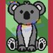 Cute Baby Koala Graph and Pattern C2C and Tapestry Crochet Koala Bear ...