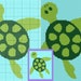 Sea Turtle Graph and Pattern C2C & Tapestry Crochet - Turtle C2C ...