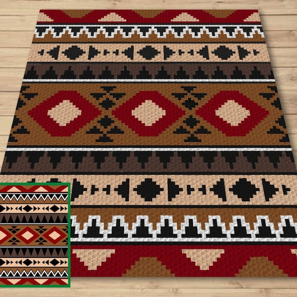 Aztec Blanket - Etsy