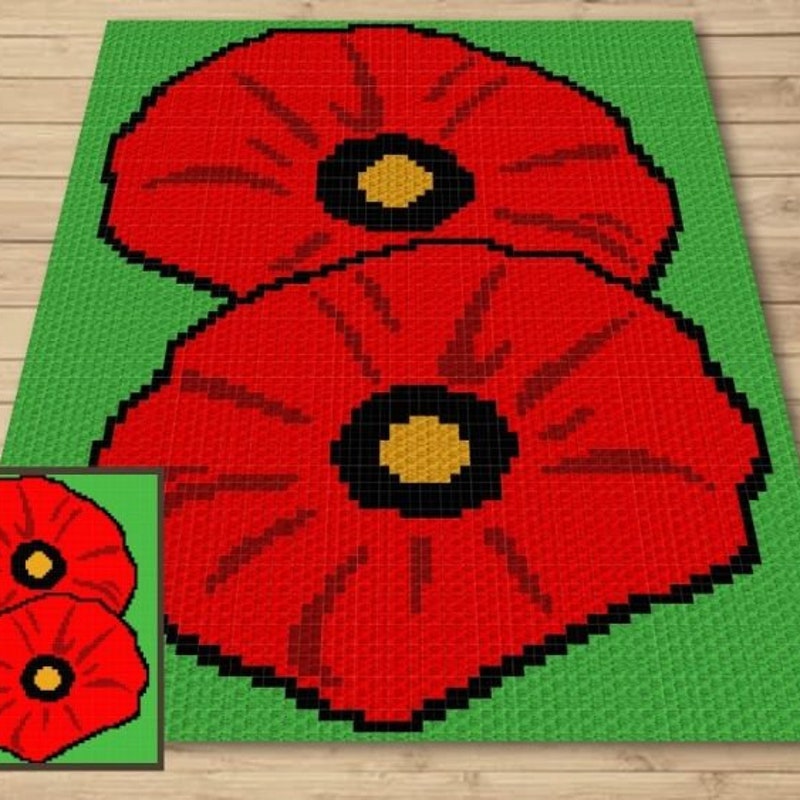 Poppy Knitting Pattern - Etsy