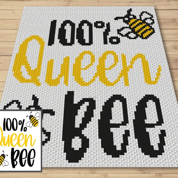 Queen Bee Crochet Pattern - Etsy