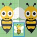 Cute Bumblebee Graph and Pattern C2C & Tapestry Crochet Crochet Bee ...