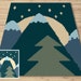 Mountain Landscape Graph and Pattern C2C & Tapestry Crochet - Boho ...