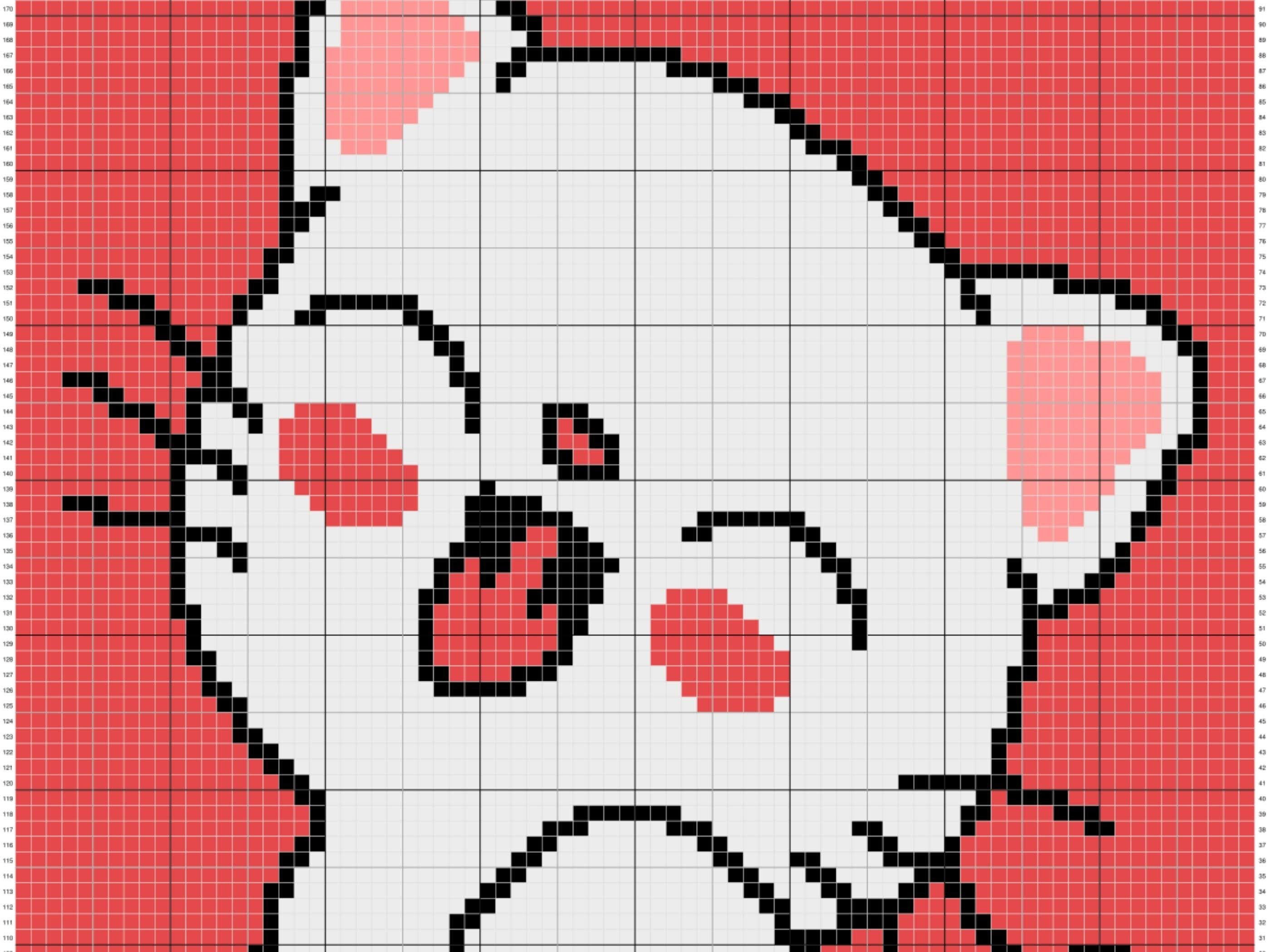 Smiling Baby Cat Kitten Graph & Pattern C2C and Tapestry - Etsy UK