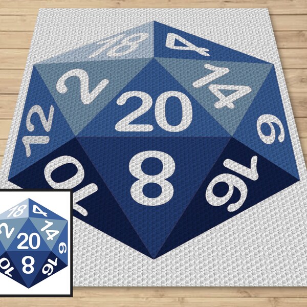 D 20 Crochet - Etsy