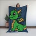 Cute Baby Dragon Graph Written Pattern for C2C & Tapestry Crochet C2C ...