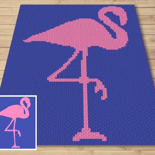 Crochet Flamingo - Etsy