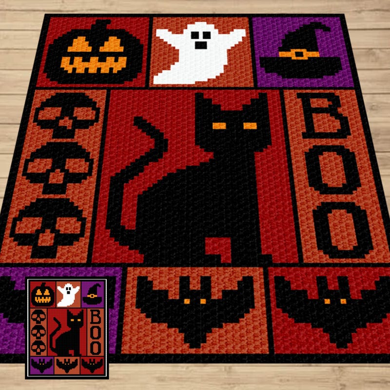 Halloween Tapestry - Etsy