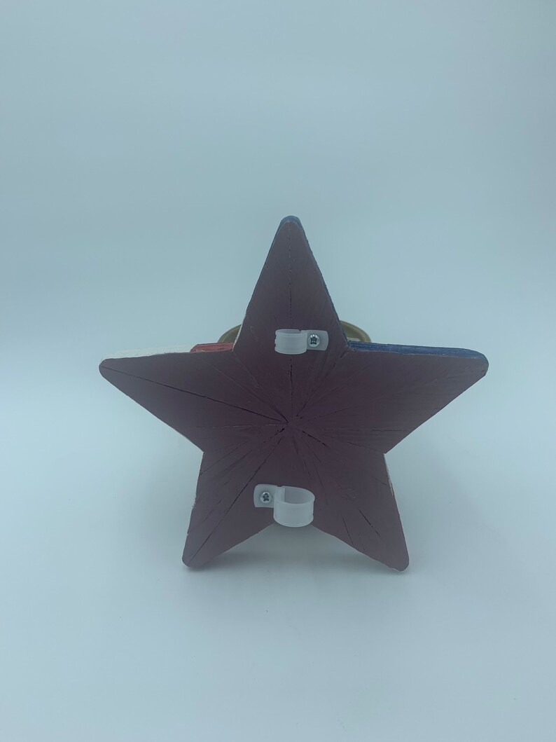 American Patriotic Christmas Tree Topper - Etsy