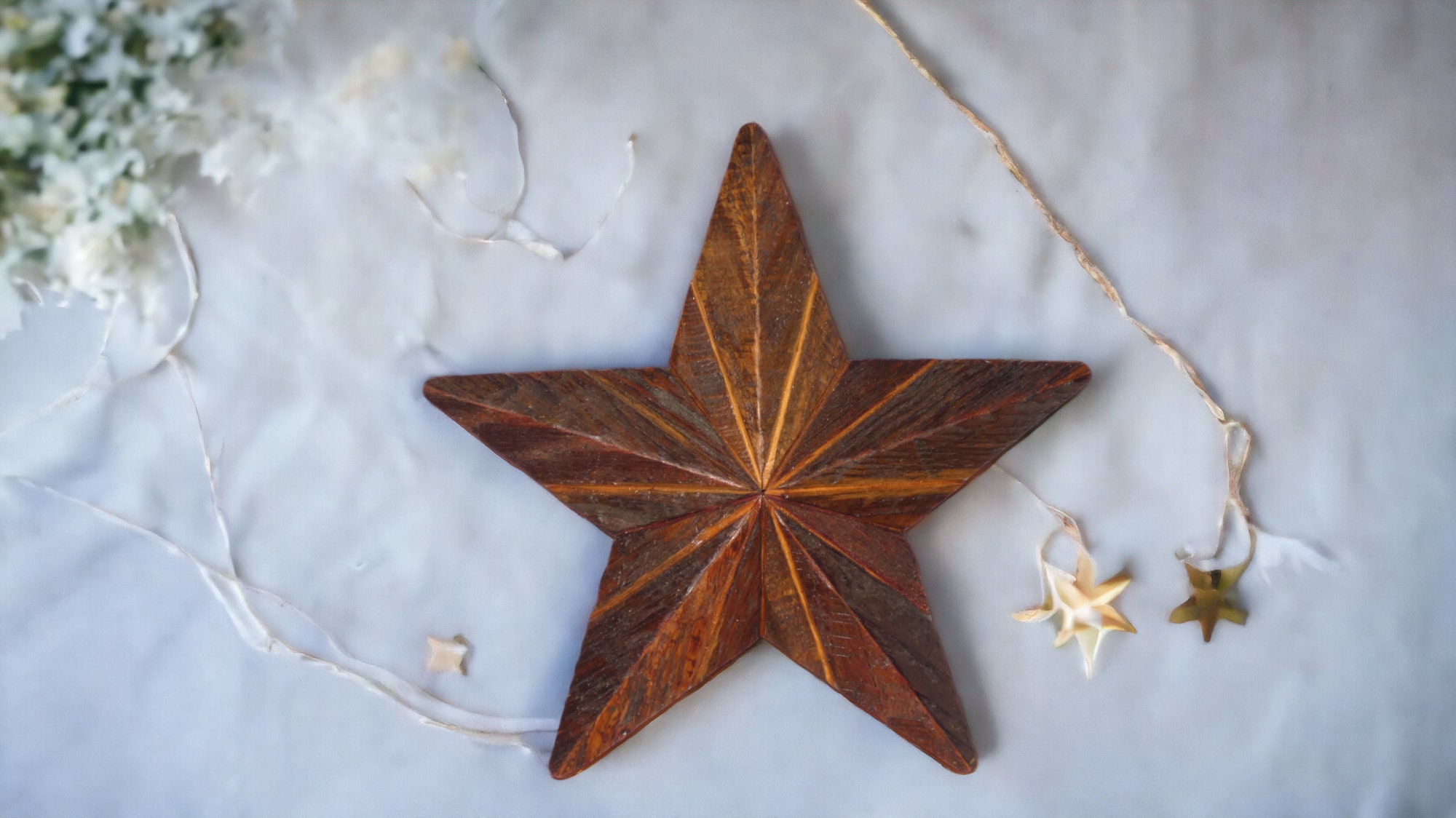 Barn Wood Star, Rustic Star, Barn Star, 3D Wooden Star, Beveled Wood ...