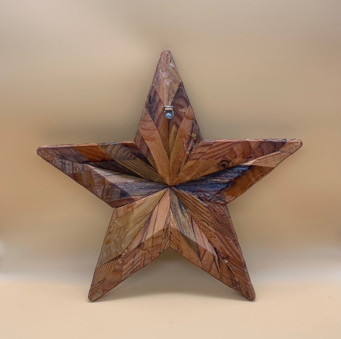 Barn Wood Star, 3D Barn Wood Star, Red and White Star, Unique Wall ...